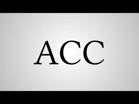 What Does "ACC" Stand For?