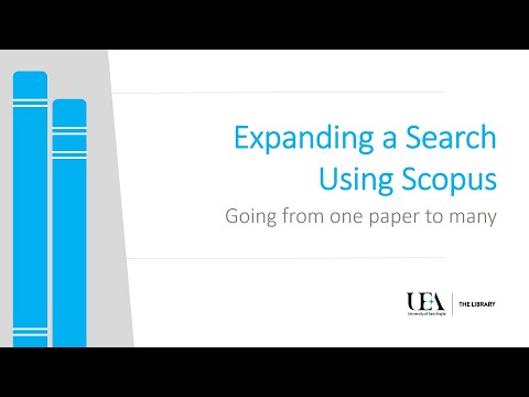 Expanding a Search on Scopus: Going From One Paper to Many