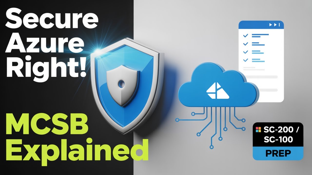 Microsoft Cloud Security Benchmark Explained | Guide for SC-200, SC-100 & Cloud Admins