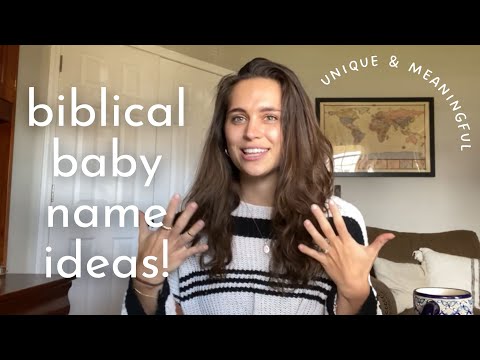 Unique Baby Name Ideas with Biblical Roots and Deep Meaning