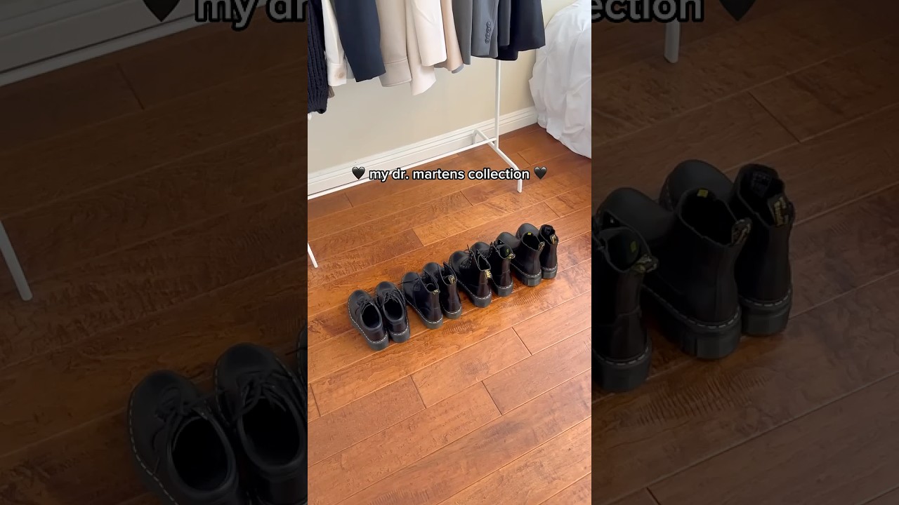 my dr. martens collection 🖤 #shorts #drmartens #docmartens #shoes #shoecollection #style #platform