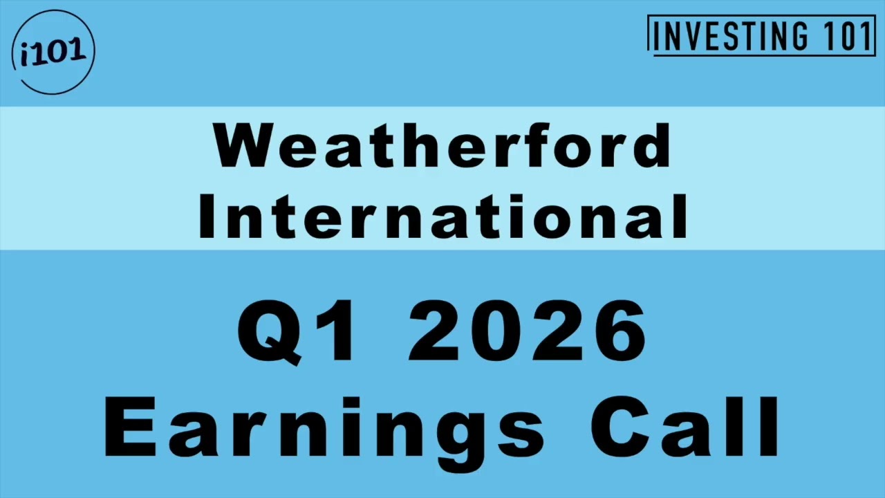 Weatherford International Q1 2026 Earnings Call | Free Cash Flow Hits Record $150M