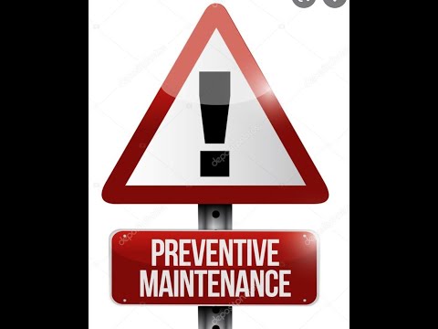 How To Make a One Page Preventative Maintenance Program