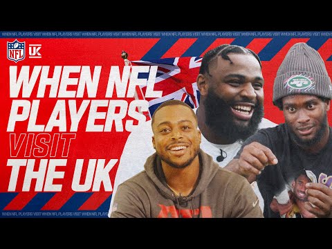 When NFL Players Visit the UK! | Guessing Slang, Describing the UK in 3 Words and more! | NFL UK