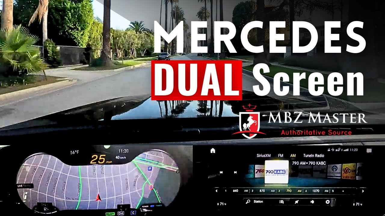 Mercedes MBUX Dual-Screen Setup! – MBZ Master
