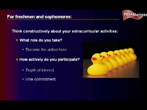 College Application Resumes - Part 1