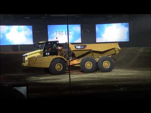 Caterpillar Articulated Trucks Have New Cab and High-tech Features