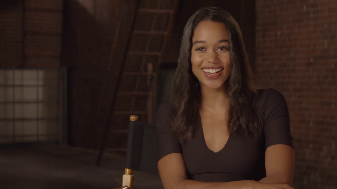 Laura Harrier (Liz Allan) talking about Spider-Man: Homecoming