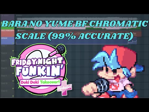FNF - Bara No Yume BF Chromatic Scale Fan recreation (Download In Description) [Plus Phantasm Cover]