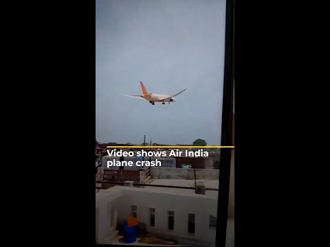 Video shows Air India plane crash | AJ #shorts