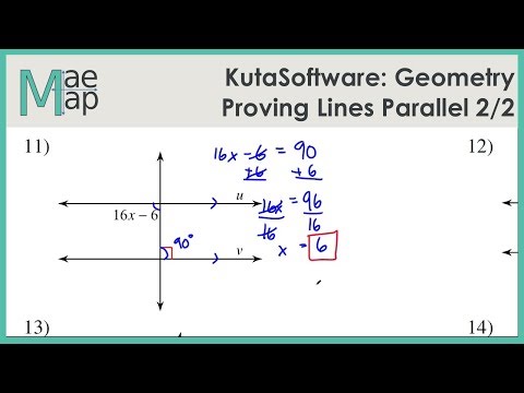 Proving Lines Parallel Part 2 – Easy Peasy All-in-One High School
