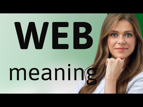 Web • WEB meaning