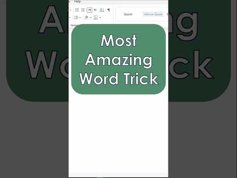 Most amazing Trick in Microsoft Word | Convert Number into Words | No VBA | #shorts