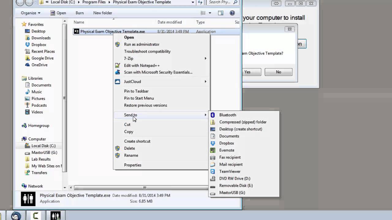 Physical Exam Objective Template Installation Tutorial