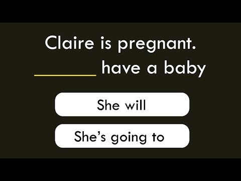'Will' or 'Be going to'?