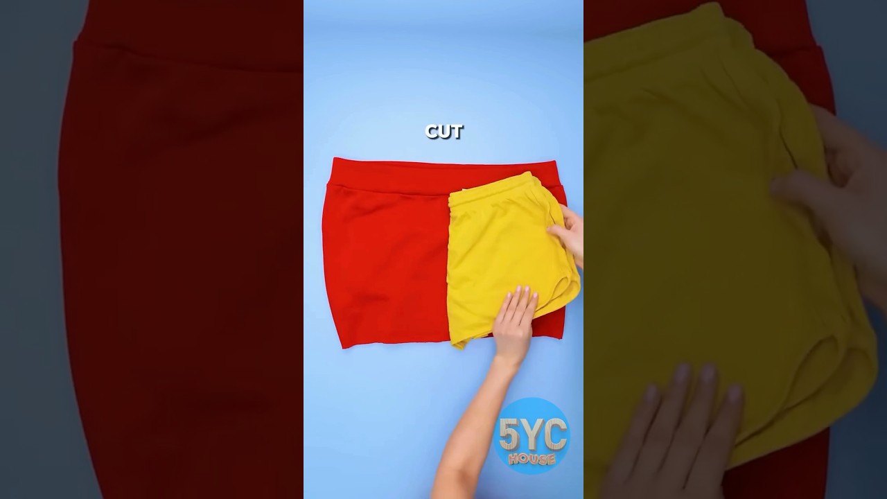 My DIY clothing ideas to transform your wardrobe in seconds #lifehacks #shorts #diy #ideas