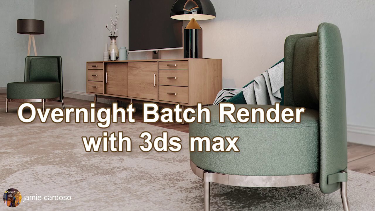 Overnight Batch Render with 3ds max (CC)
