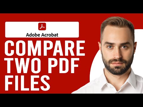 How to Compare Two PDF Files in Adobe (Compare Two Versions of a PDF File in Adobe Acrobat)