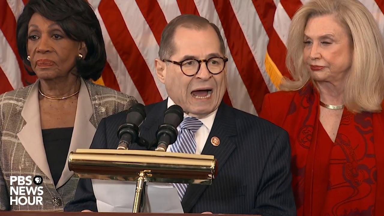 WATCH: House Democrats unveil 2 articles of impeachment against Trump