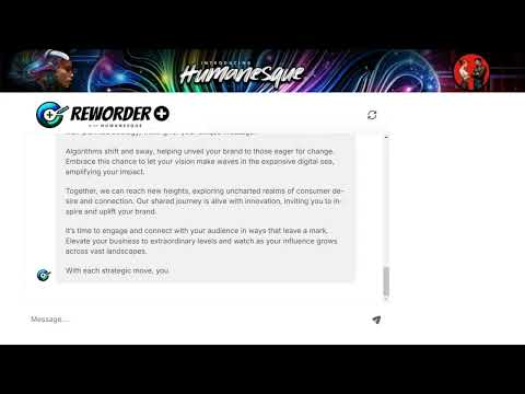 How to use the Humanesque reworder tool