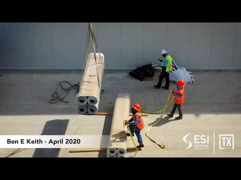 ESI Group construction progress for Ben E. Keith in Fort Worth, Texas