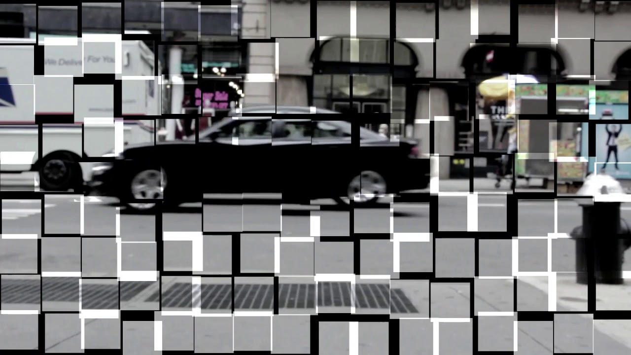Sliced video. openFrameworks