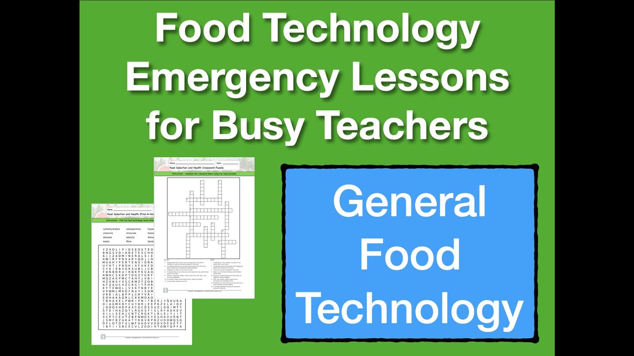 Food Technology Teaching Resources - General - (Set 2)