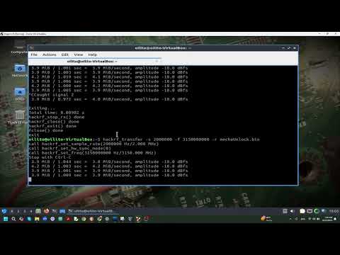 HackRF One Keyfob Capture Recording New