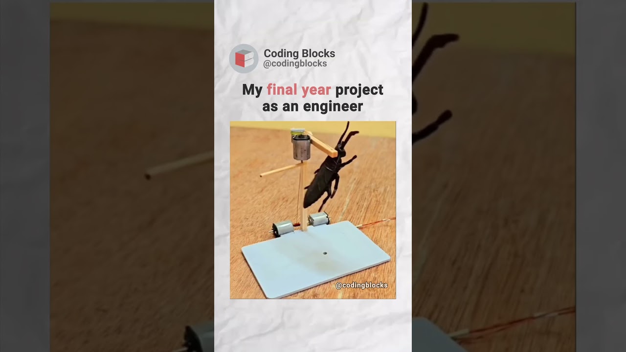 Final year project as an Engineer | Who else can relate | Coding Blocks! #code #codingblocks