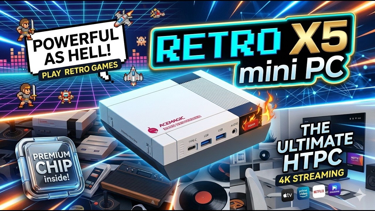 Retro X5: The NES Inspired Powerhouse That Redefines Mini PCs