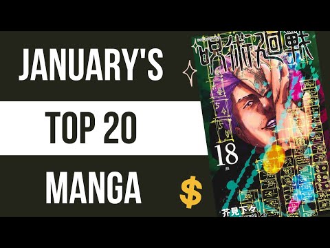 January's Best Selling Manga in Japan 2022