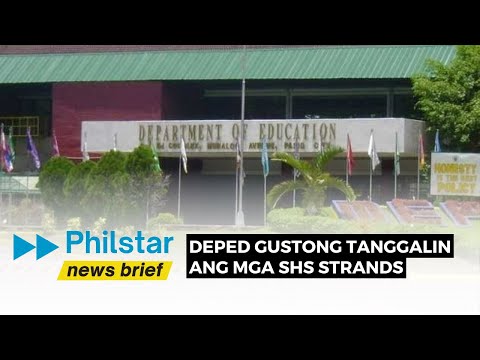 DepEd gustong tanggalin ang mga senior high school strands sa bagong curriculum