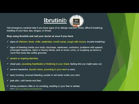 Ibrutinib Imbruvica Cost Per Pill, Doses, Uses, Side Effects