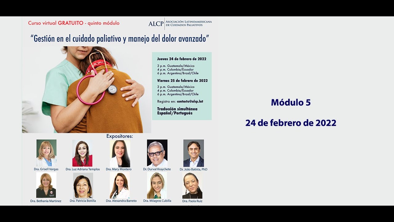 Gestión en el cuidado paliativo y manejo del dolor avanzado - Día 1 (audio original)