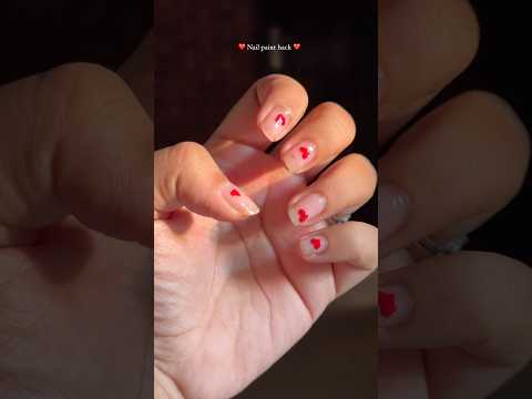 Nail sticker hack โค๏ธ #youtube #hack #youtubeshorts #shortsvideo