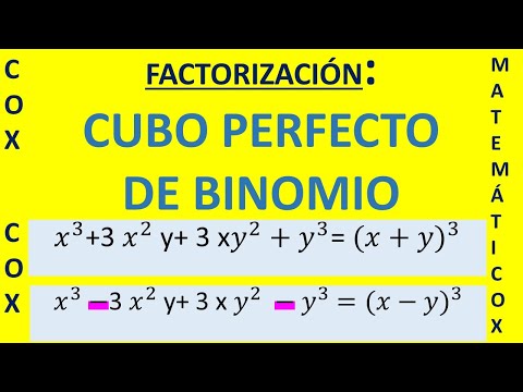 55) CUBO PERFECTO DE BINOMIO