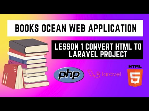 Lesson1 Convert HTML template into Laravel project