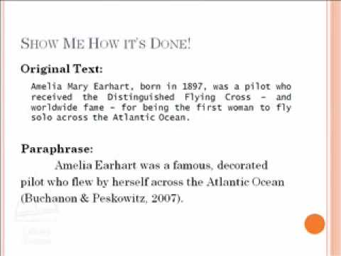 APA Intext Citations