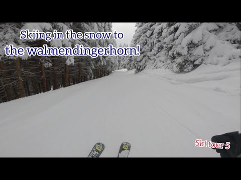 Skiing to the walmendingerhorn! | ski tour 5 | kleinwalsertal/oberstdorf