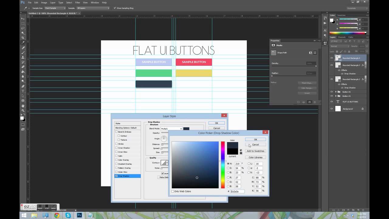 Creating Simple Flat UI Buttons