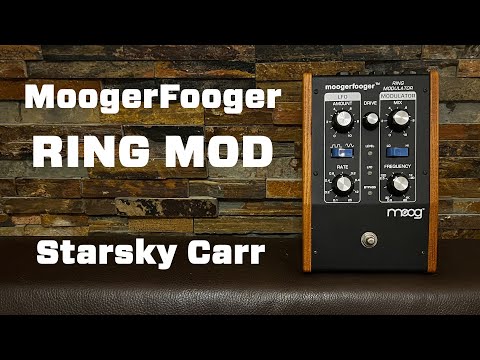 RARE Walnut Side Moog MF-102 Moogerfooger Ring Modulator 1998 | Reverb