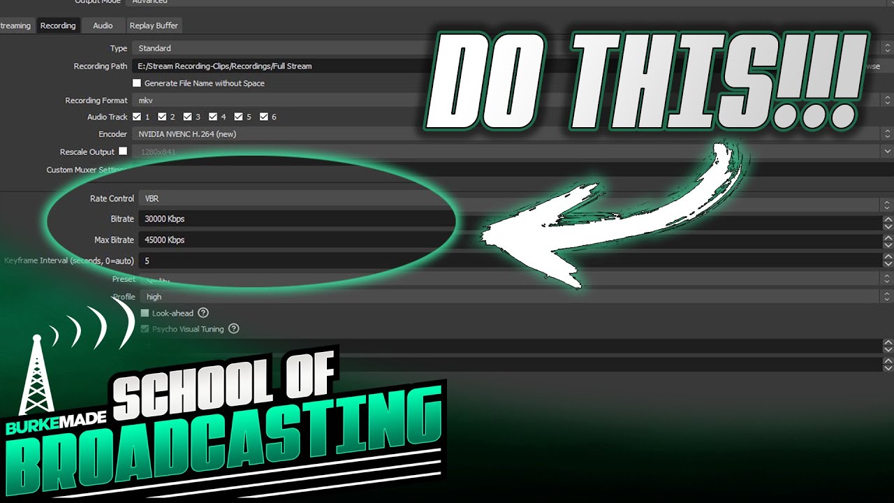 Best Recording Settings for OBS | Ultimate OBS Studio Tutorial 2022