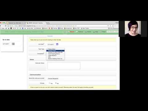 Calendaring on an Outreach