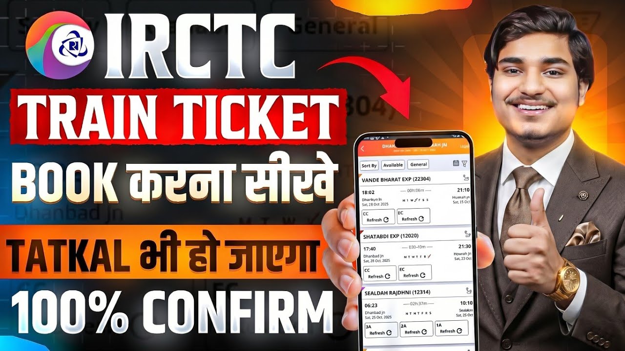 IRCTC Se Ticket Kaise Book Kare | How To Book Train Tickets Online In India | Train Ticket Booking