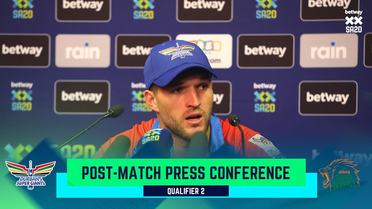 Betway SA20 Match 3 PRvPC | Post Match Presser | Betway SA20 - South ...