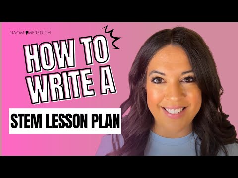 How to write a STEM Lesson Plan | Elementary STEM Coach Podcast Ep.26