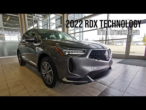 2022 Acura RDX Technology | Trim Breakdown | West Side Acura in Edmonton Alberta