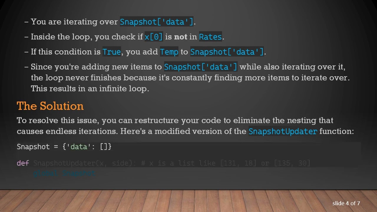 Fixing the for loop Issue in Your Python Function