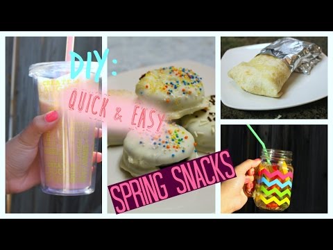 DIY EASY SPRING SNACKS!