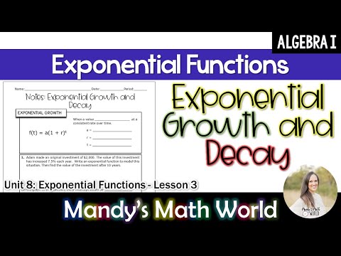 Exponential Growth and Decay